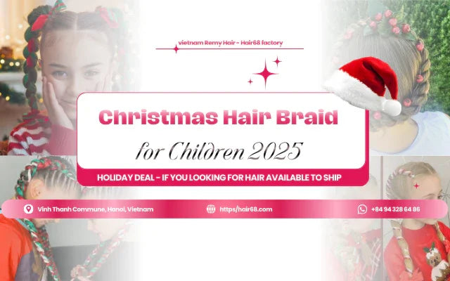 Christmas Hair Braid for Children 2025: Cute & Easy Holiday Styles ...